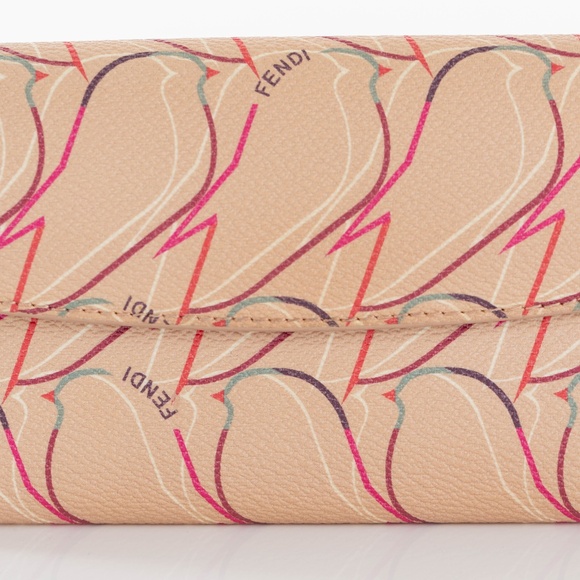 Fendi | Bags | Rare Fendi Rare Bird Long Wallet With Full Inclusion ...